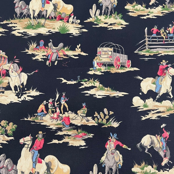 Cowboy Fabric - Etsy