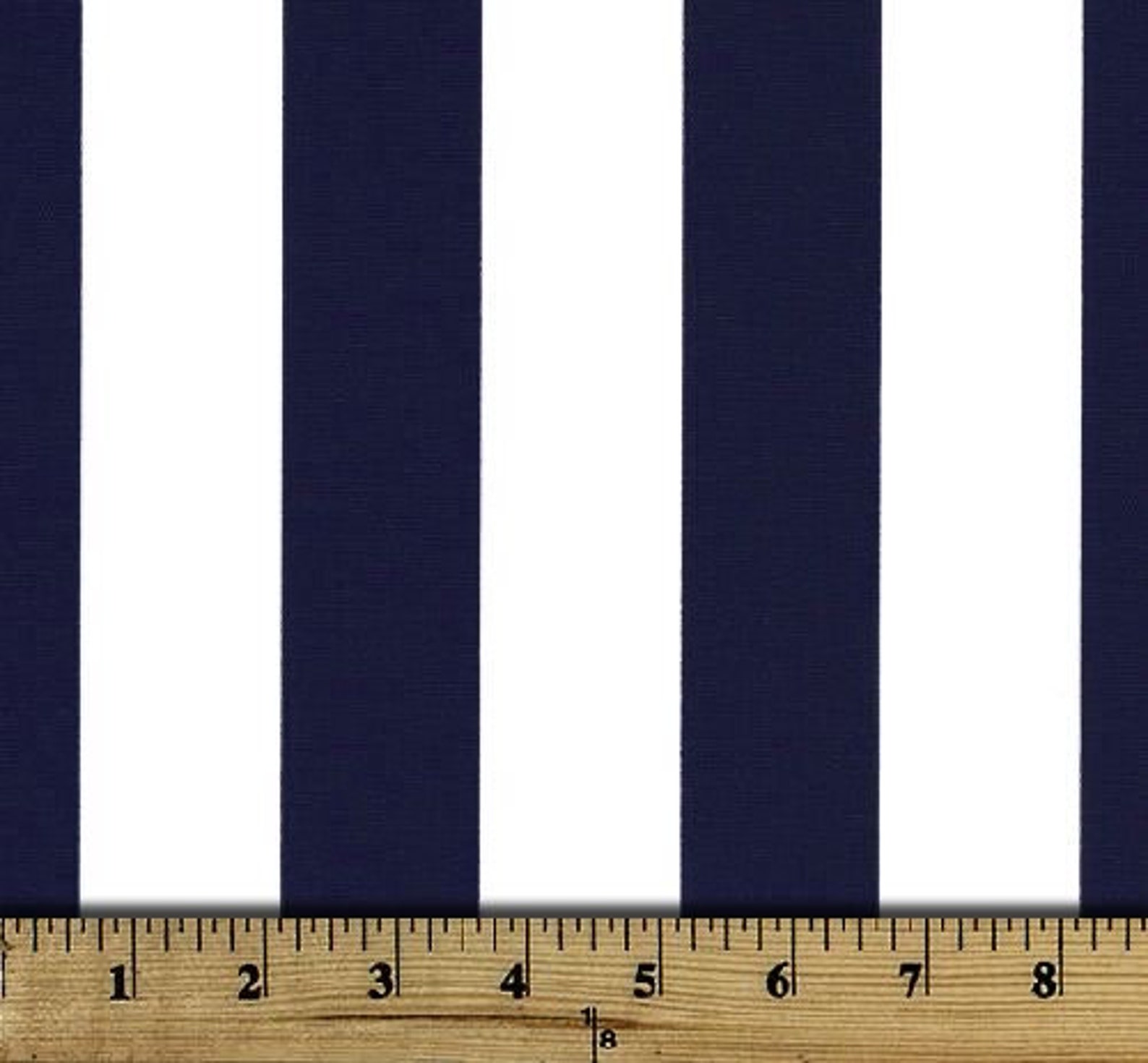 Canopy Navy-stripe Navy-navy Stripe-navy Fabric - Etsy