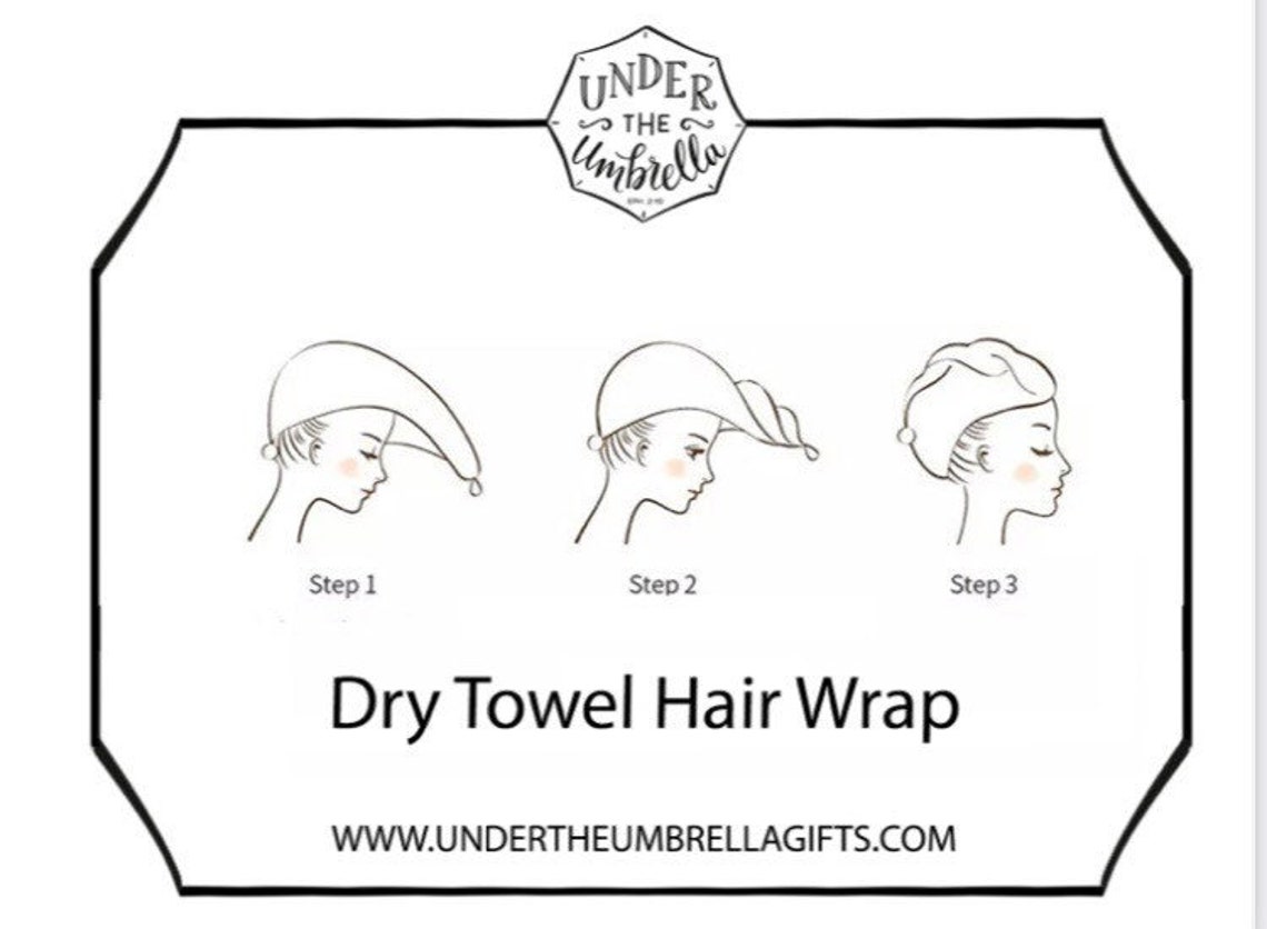 Head Towel Wrap-hair Wrap-towel Wrap-monogrammed Head Towel Wrap ...