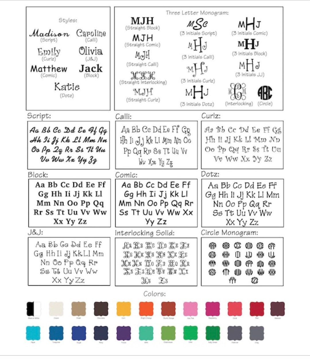 Monogram One Line - Etsy