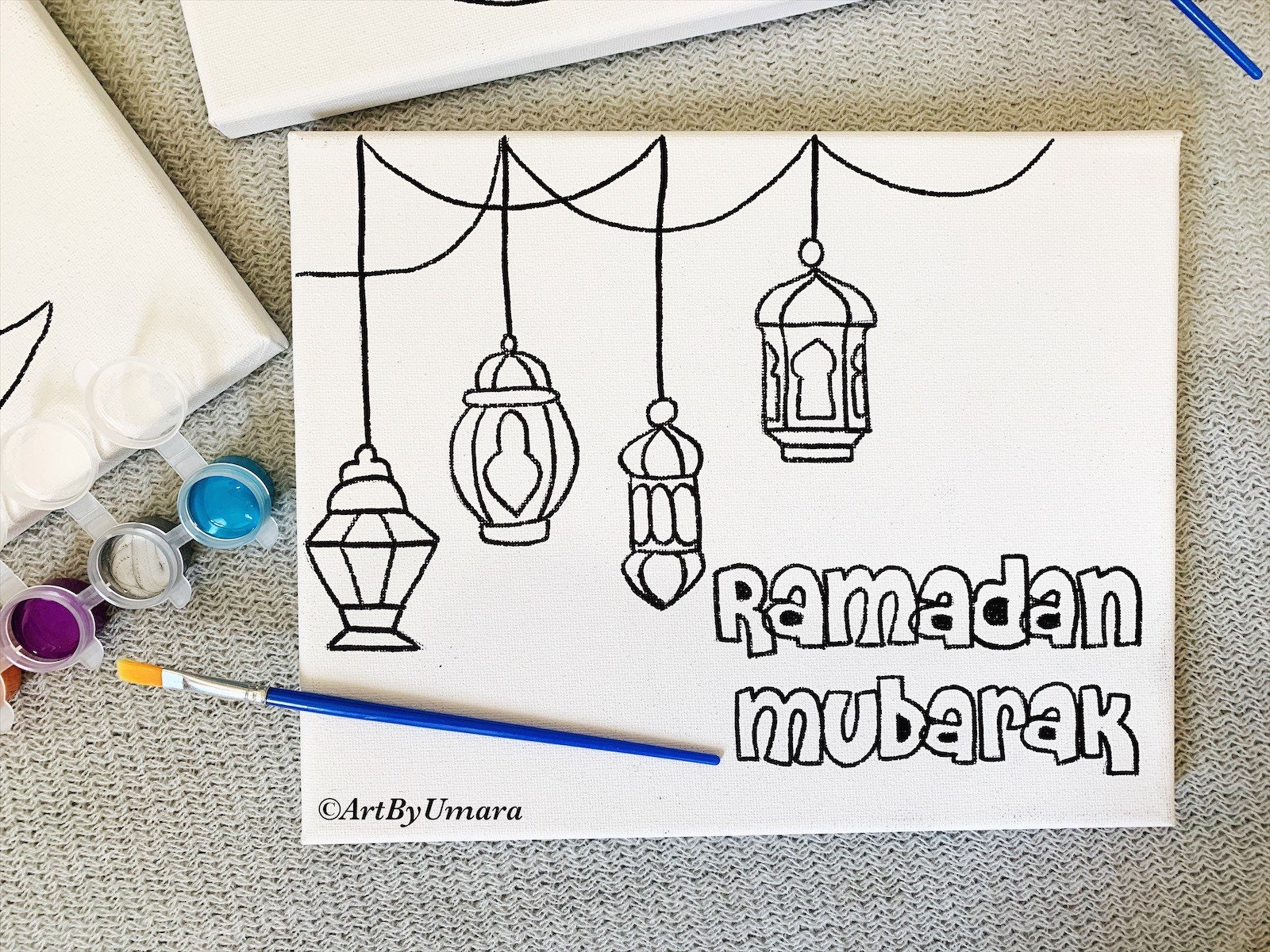 Ramadan Paint Set Ramadan Children Activity Eid Activity - Etsy