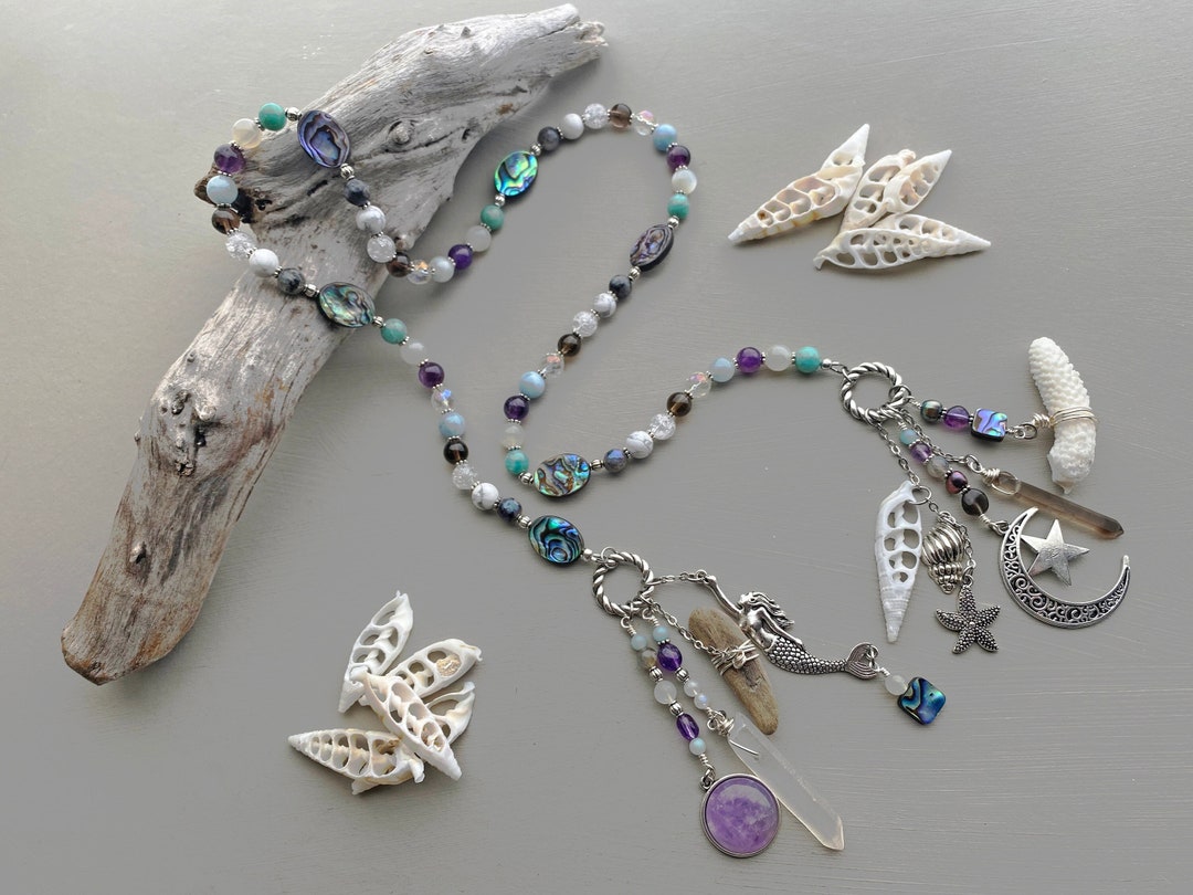 Sea Witch Prayer Beads Pagan Mermaid Rosary Wiccan Prayer - Etsy