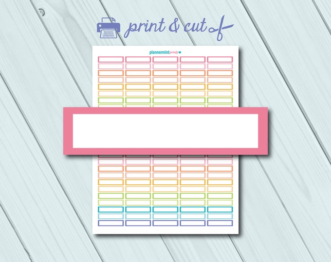 Blank Planner Stickers Fillable Tracker Erin Condren Life Planner Happy ...