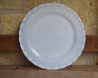Milk Glass Platter - Etsy