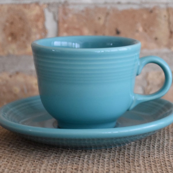 Turquoise Tea Cup - Etsy