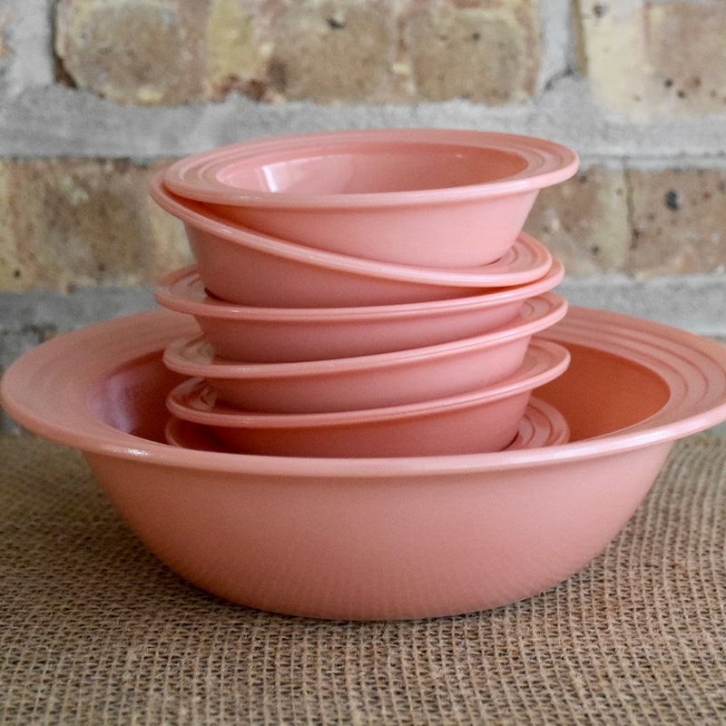 Hazel Atlas Pink - Etsy