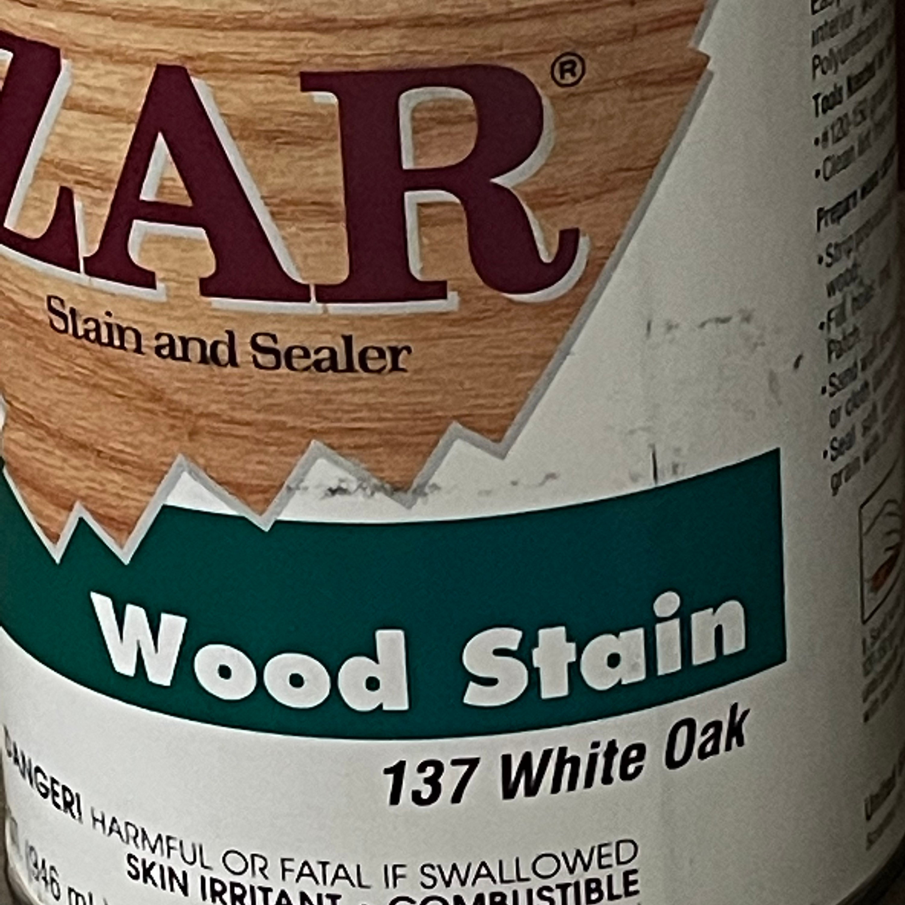 Quart Can ORIGINAL Zar 137 White Oak Oil Based Wood Stain & Sealer 13712 NEW - Etsy
