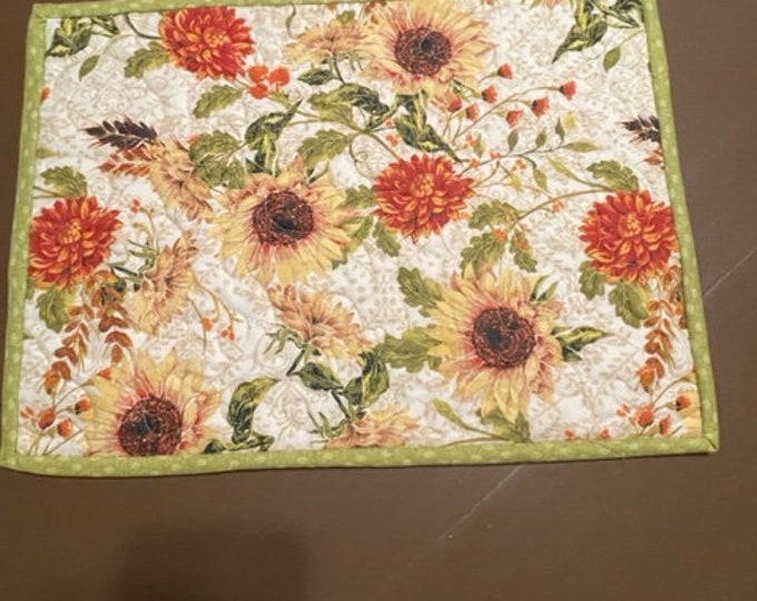 Casserole Mat - Counter Hot Pad- Table Topper, Handmade 11."5 by 15.5 ...