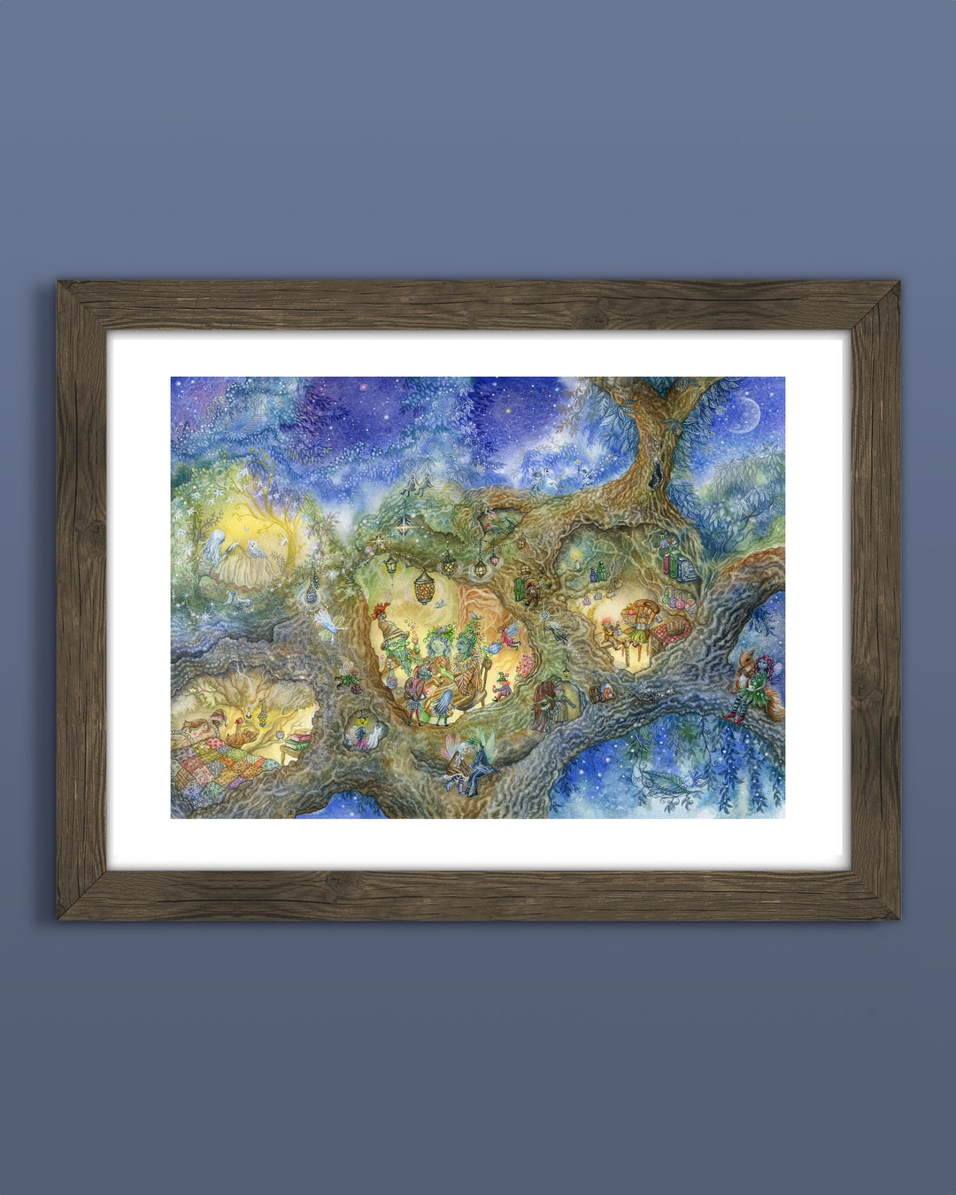 The Fairy Bower Magical Fairy-tale Art A4 Giclée Print - Etsy