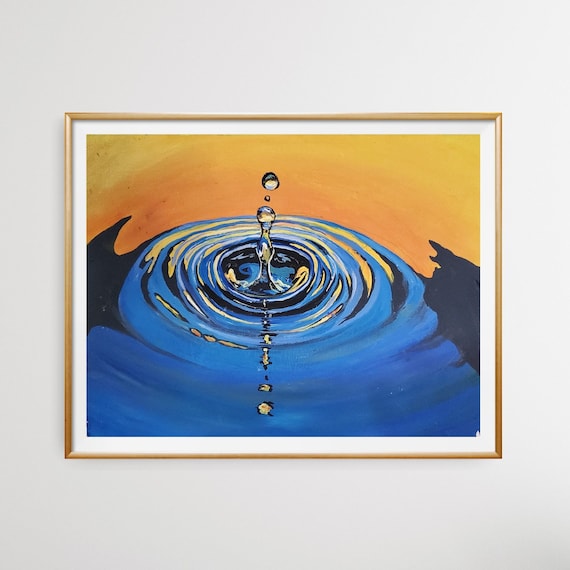 Water Drop Abstract Art
