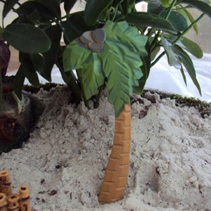 Miniature Garden Mini Palm Tree, Height 4 Inches, Fairy Garden ...