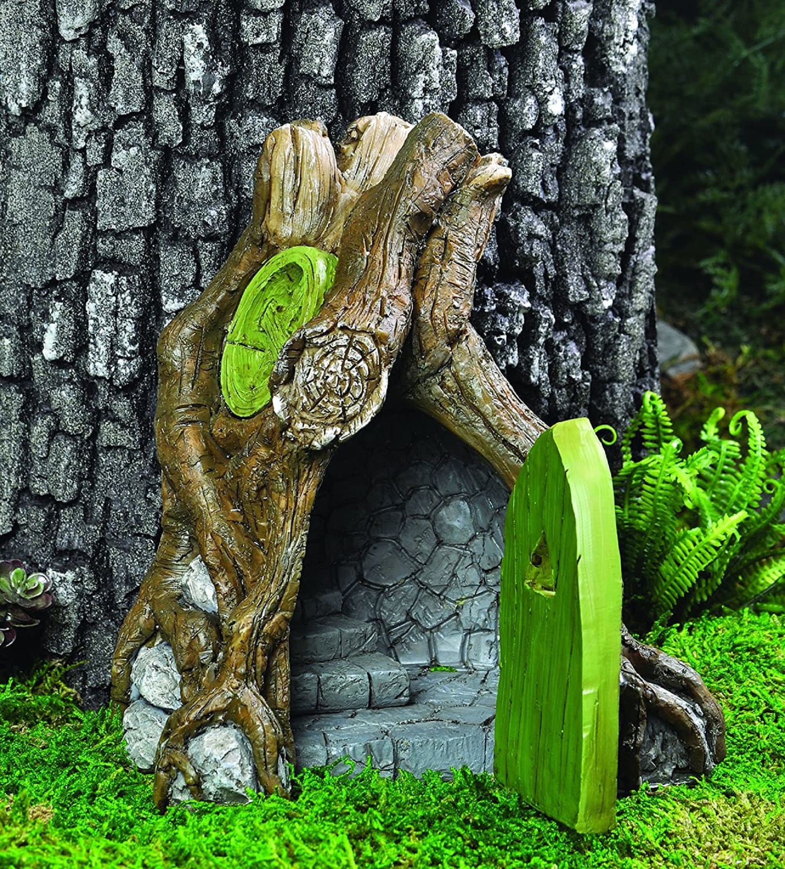 Miniature Garden Tree Root Fairy House Height 7 inches | Etsy