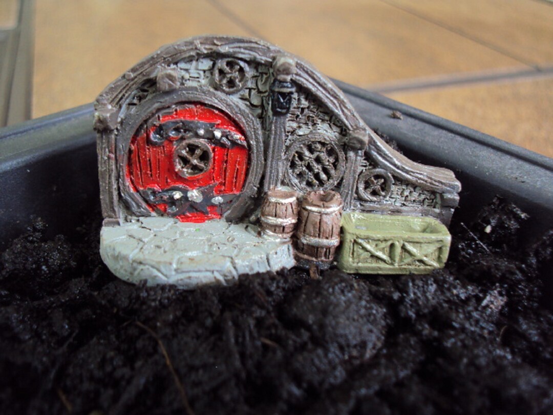 Miniature Garden Mini Micro Brick Hill House, Length 2 Inches, Height 1 ...