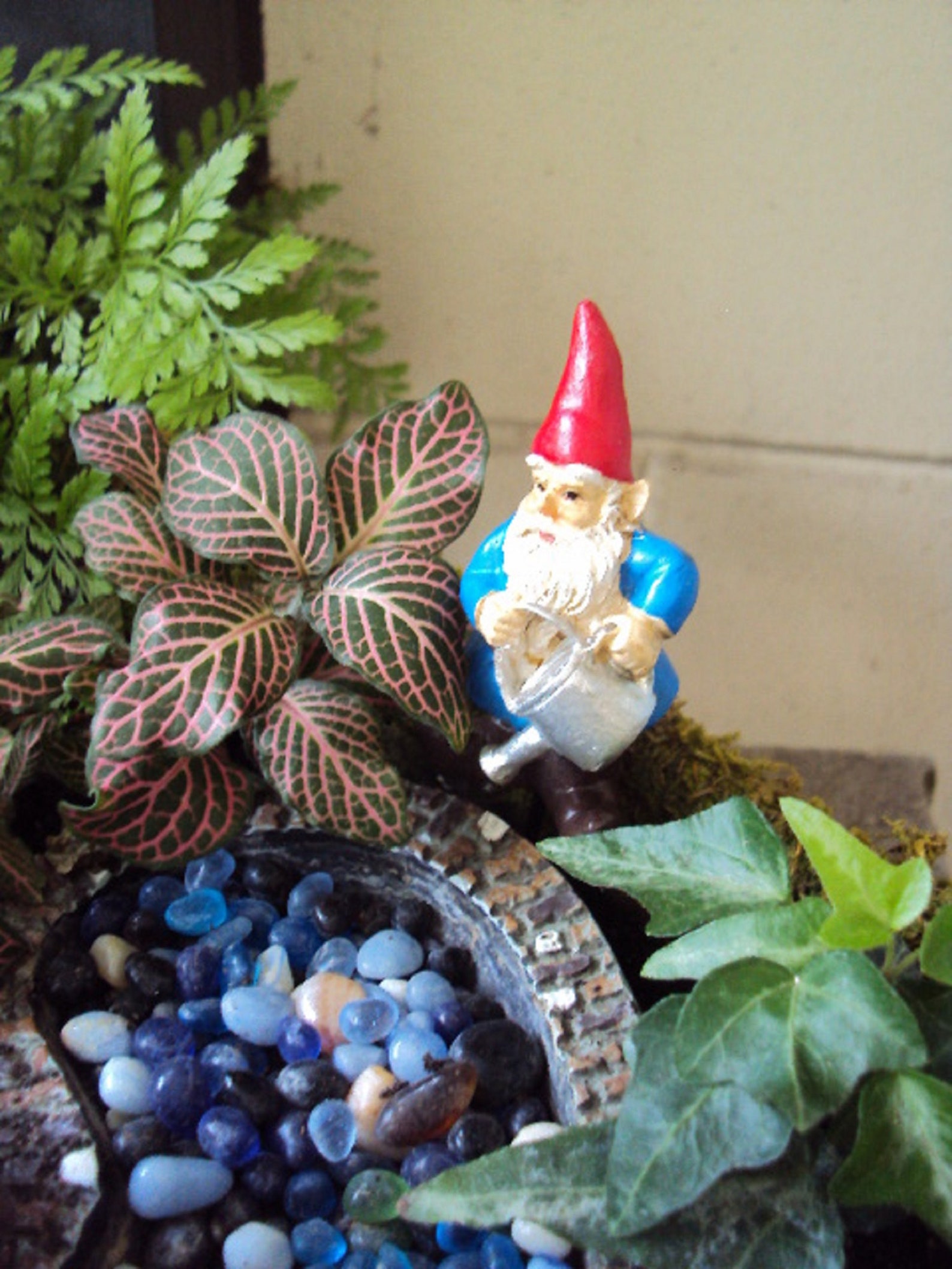Miniature Garden Brolan the Gardening Gnome Height 2.75 | Etsy