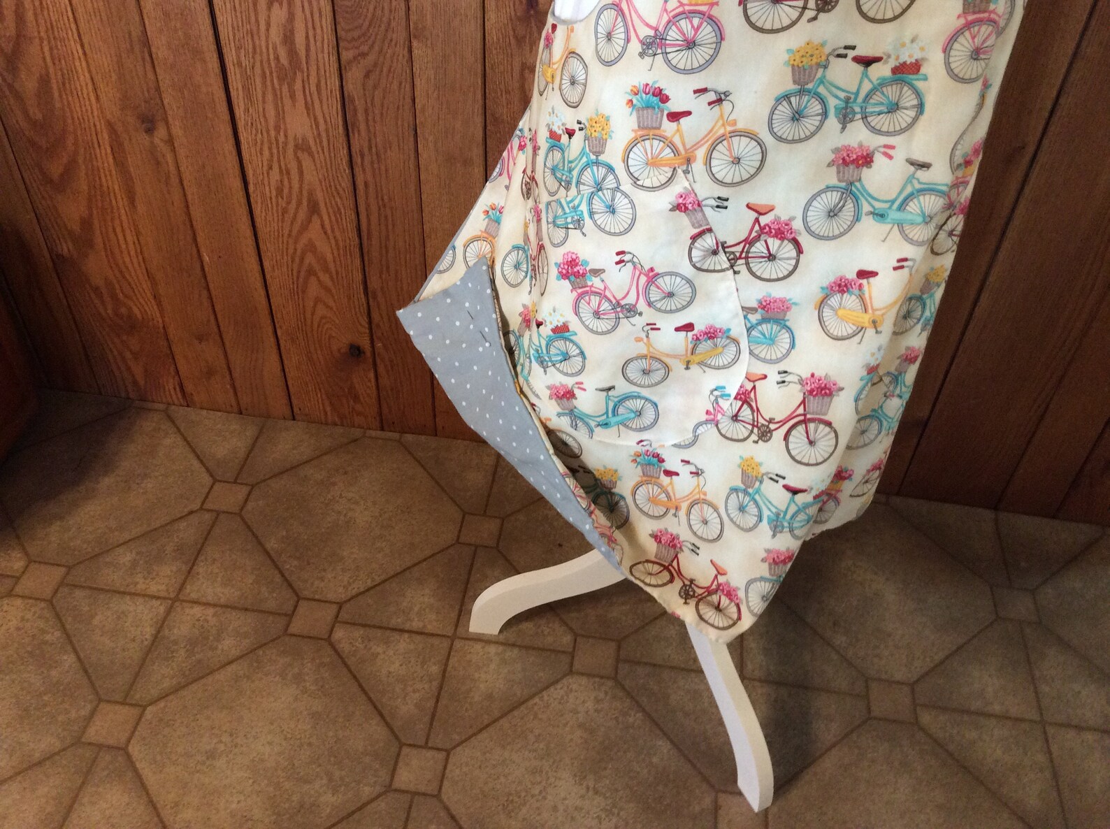 Apron, Reversible Apron, Bike Theme Apron - Etsy