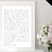 Wedding Vows Print Personalised Wedding Vows Paper - Etsy