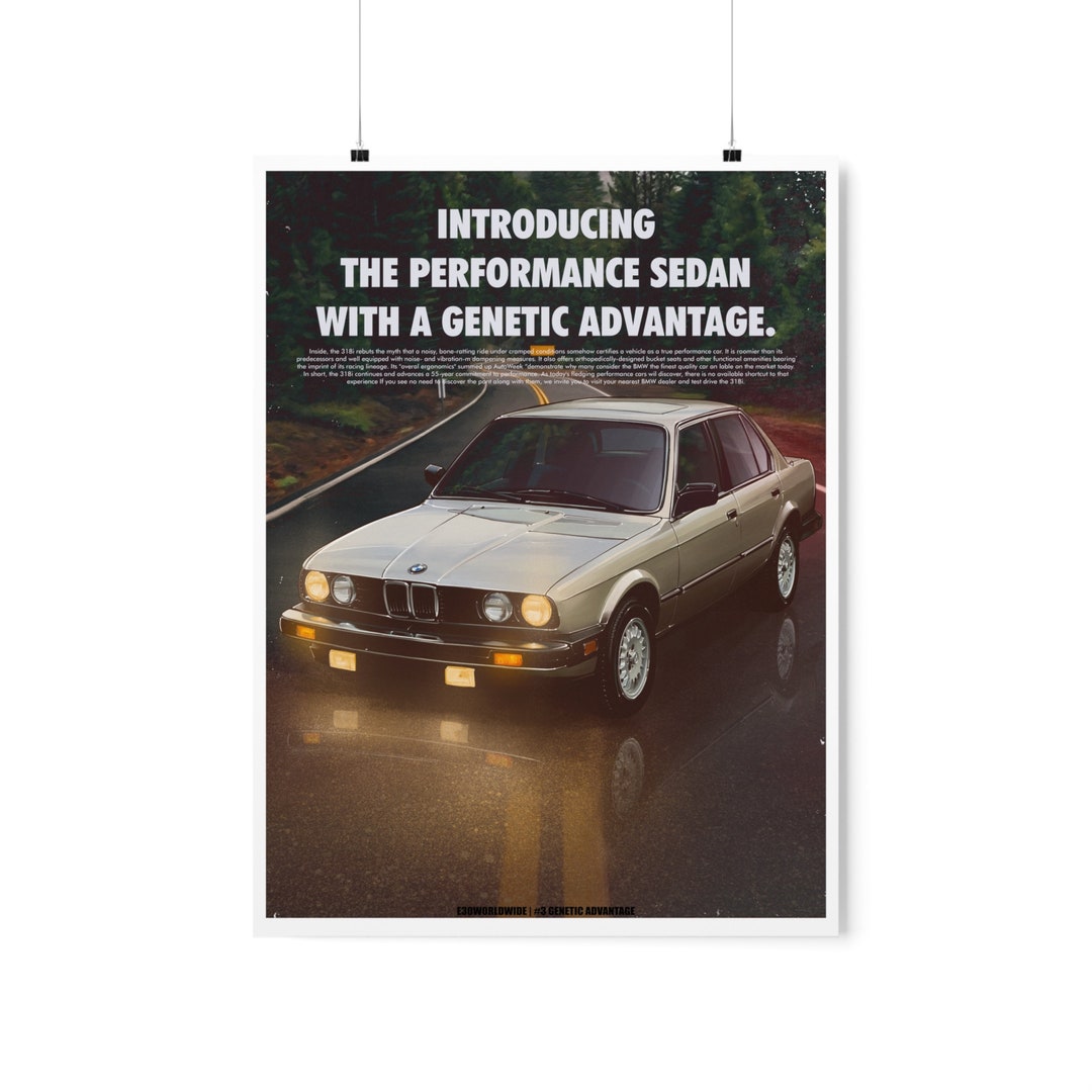 BMW Early Model Poster US Spec - Etsy