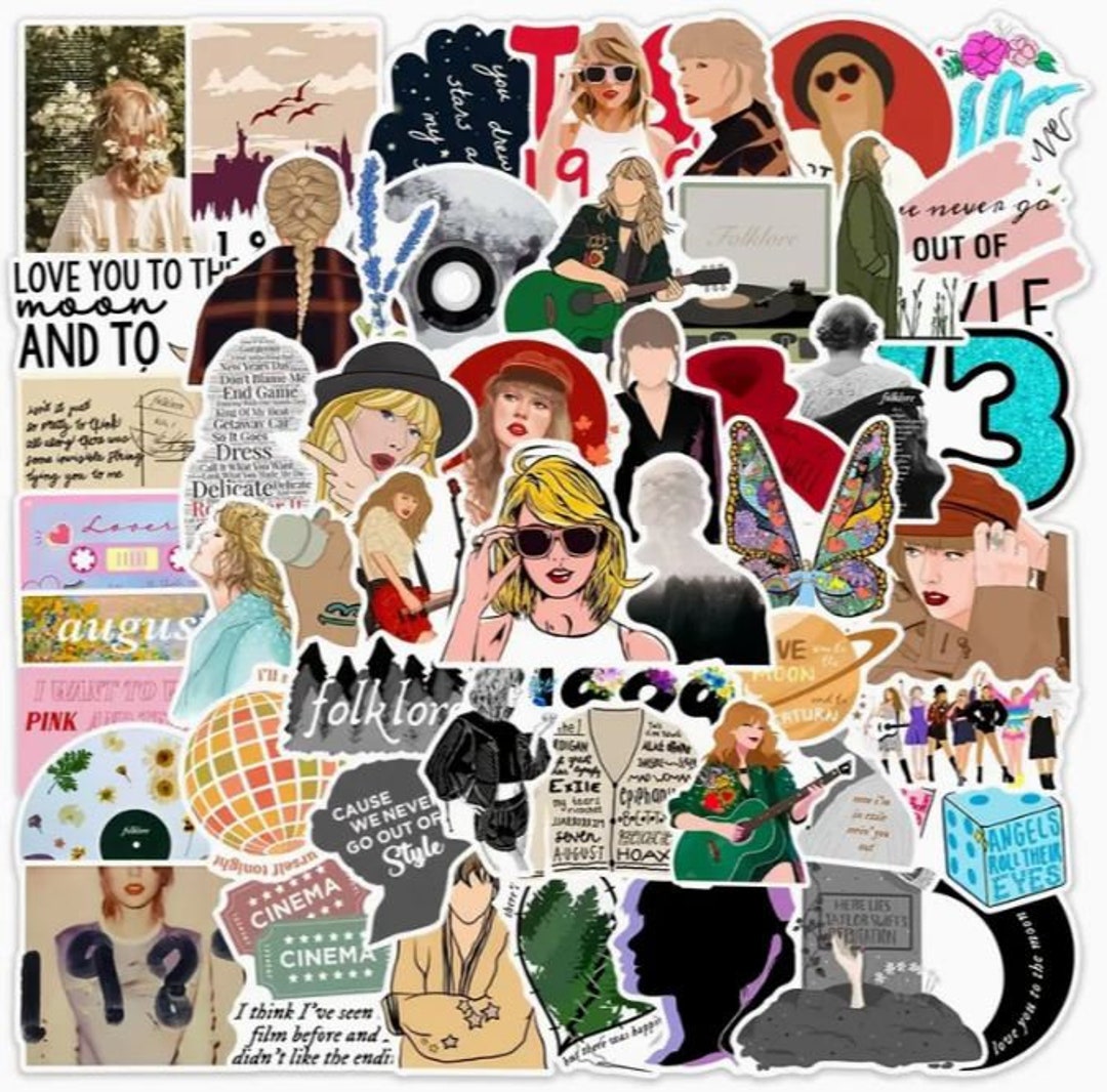 Taylor Swift Inspired Mystery Sticker Pack 25 PCS Taylor - Etsy