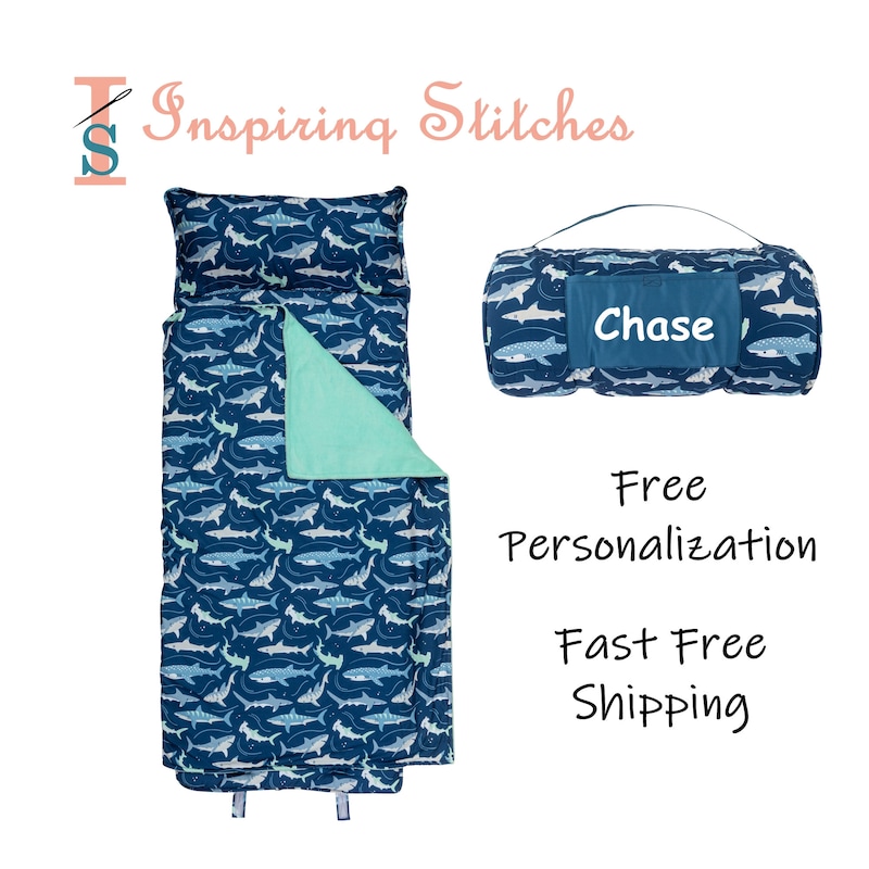 Personalized Nap Mat Sharks - Etsy