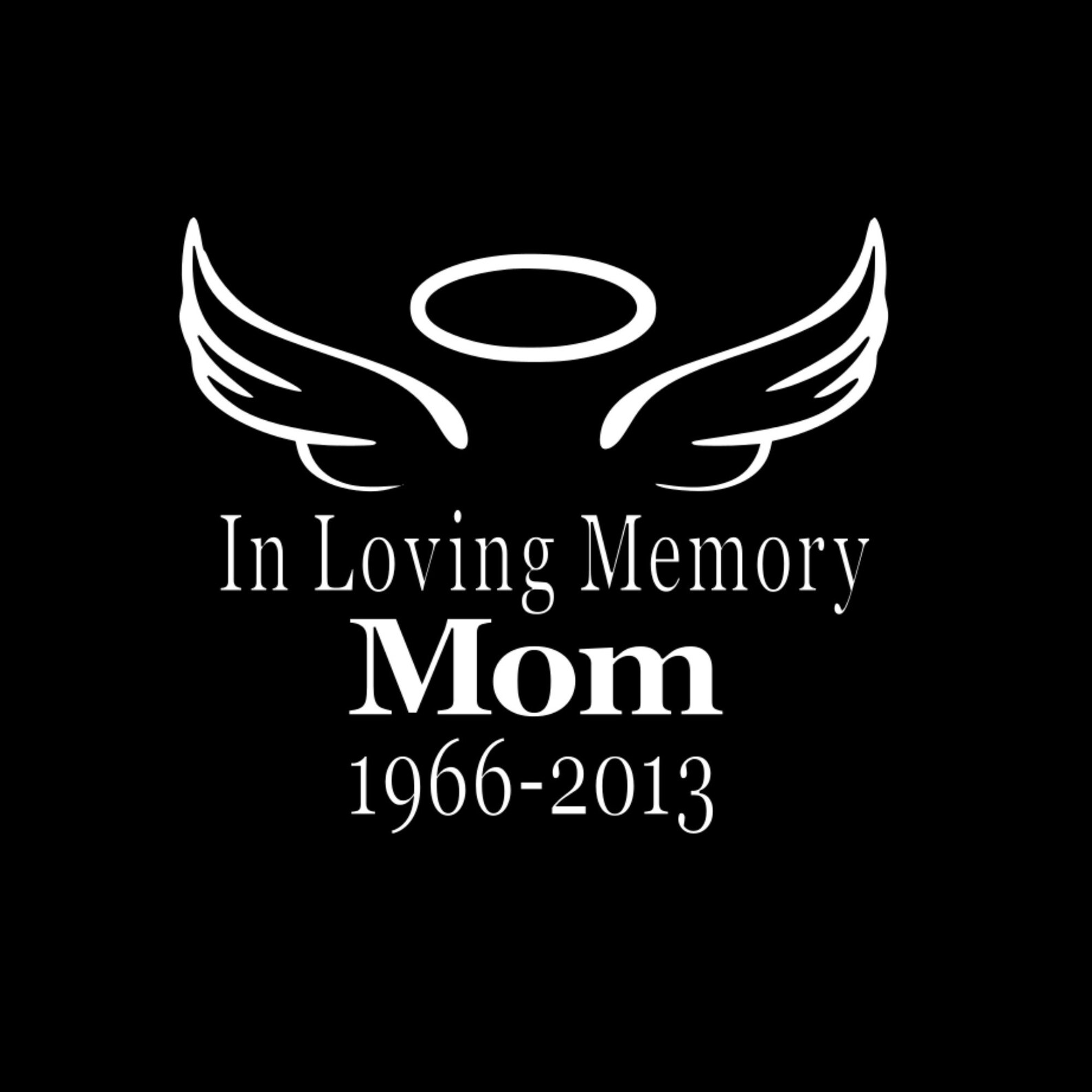 In Loving Memory // Forever in My Heart // Memorial Decal // Car Decal ...