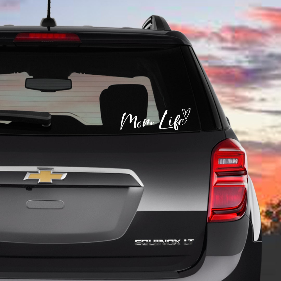 Mom Life Decal // Decal //mom Life // Motherhood // Hashtag // Car ...