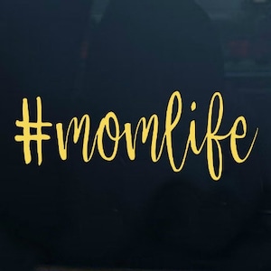 Mom Life Car Decal // Hashtag // Car Decal // Motherhood - Etsy