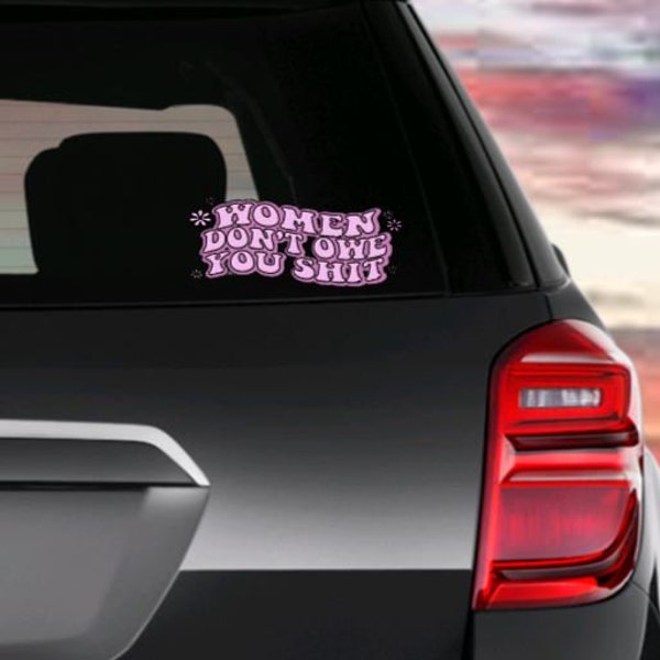Feminist Car Decal - Etsy
