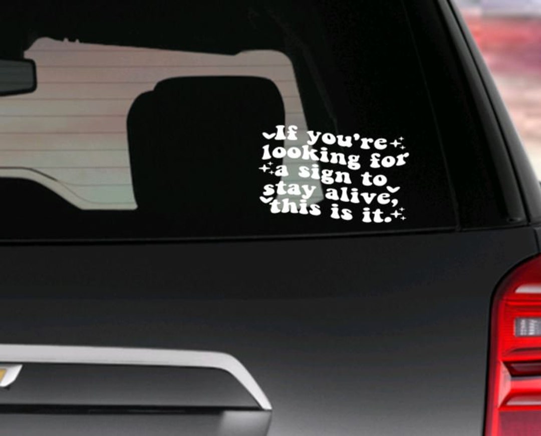 If You're Looking for A Sign Decal // Car Window Decal Sticker ...