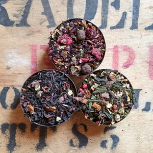 Christmas Loose Leaf Tea Collection - Black Tea - Green Tea - Herbal ...