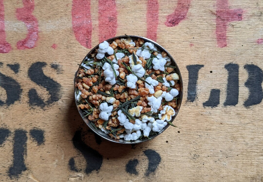 Genmaicha Loose Leaf Green Tea - Popcorn Tea - Puffed Rice Chinese ...
