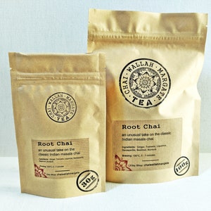 Root Chai Loose Leaf Herbal Tea - Caffeine Free - Indian Chai ...