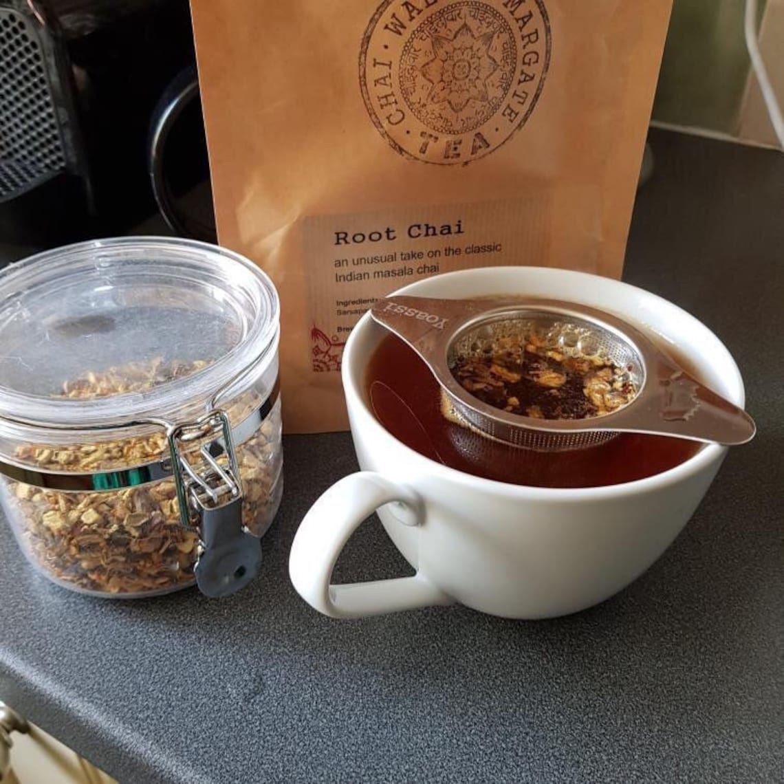 Root Chai Loose Leaf Herbal Tea - Caffeine Free - Indian Chai ...