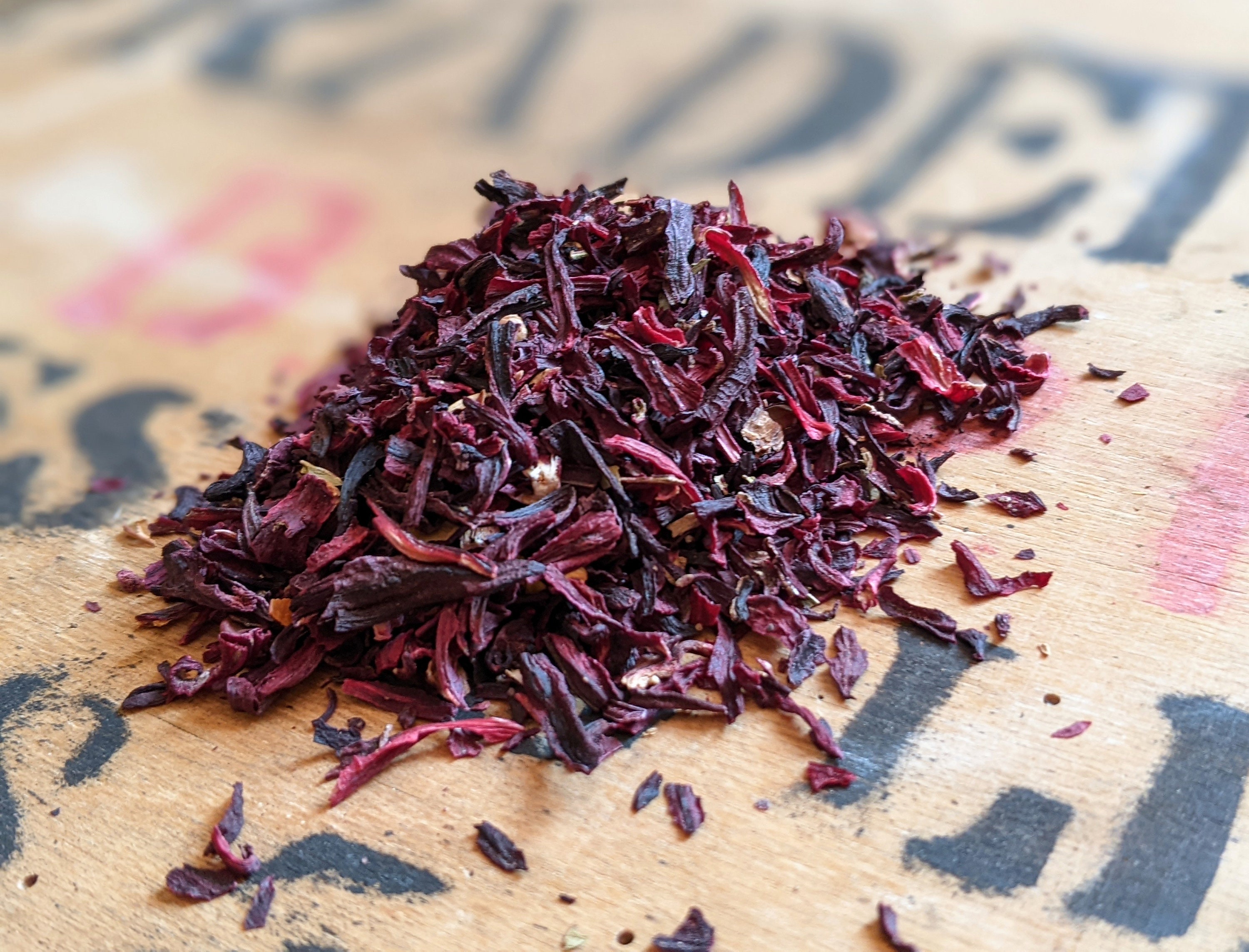 Hibiscus Flowers Loose Leaf Herbal Tea Caffeine Free - Etsy