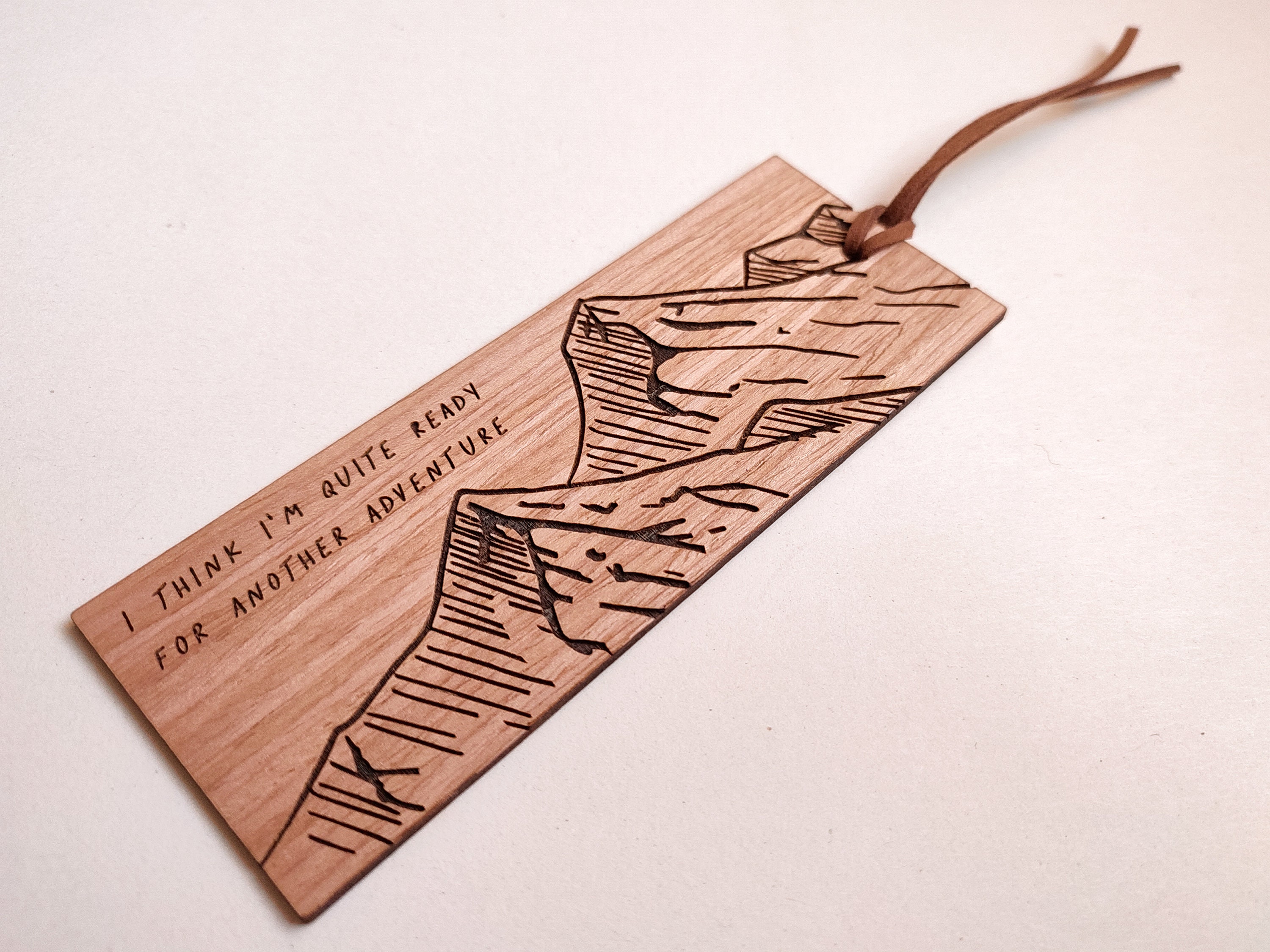 Nature Bookmark, Personalized Wooden Bookmark, LOTR Bookmark, Christmas ...