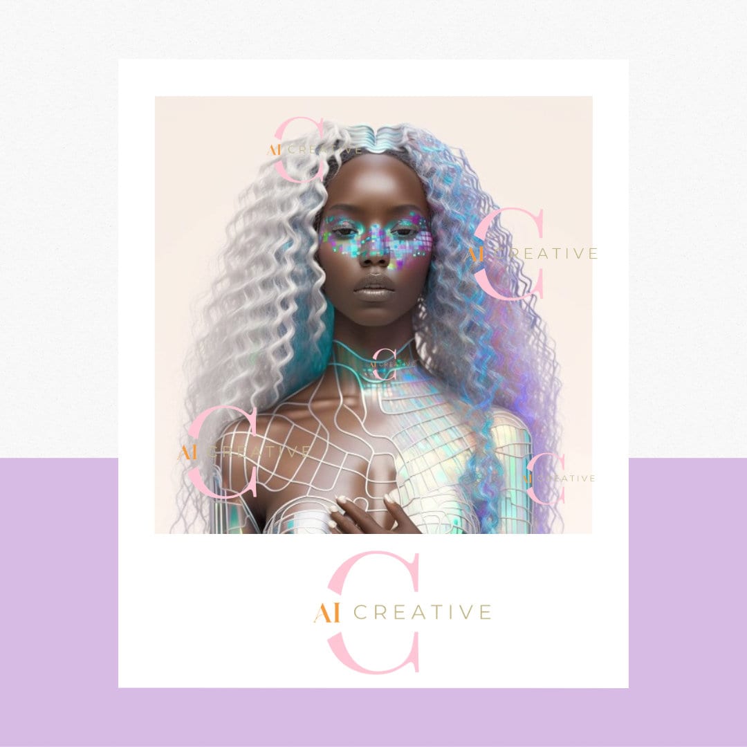 Modelo de belleza AI cabello PNG modelo AI malos Ai - Etsy España