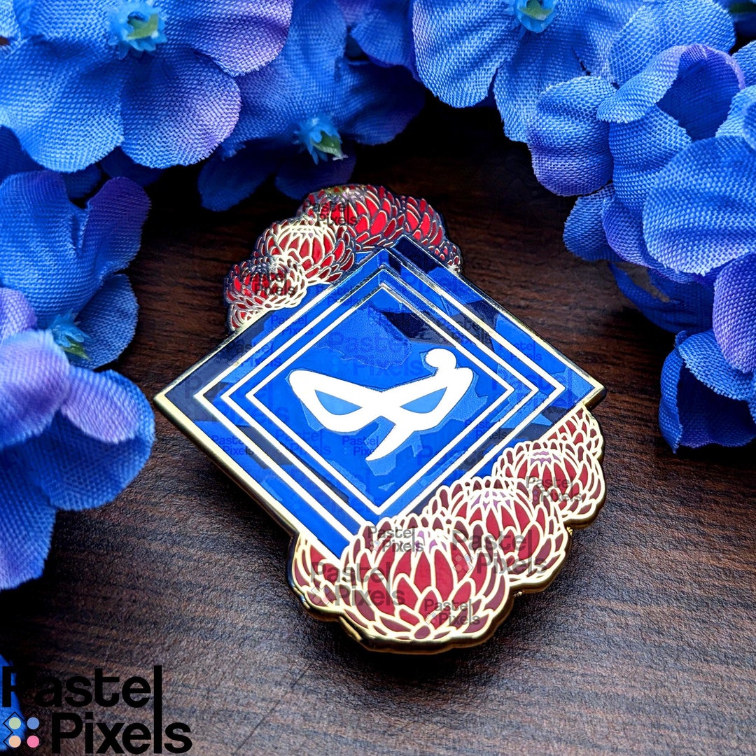 FFXIV BLU Enamel Pin Soul of the Blue Mage Ff Job Stones - Etsy