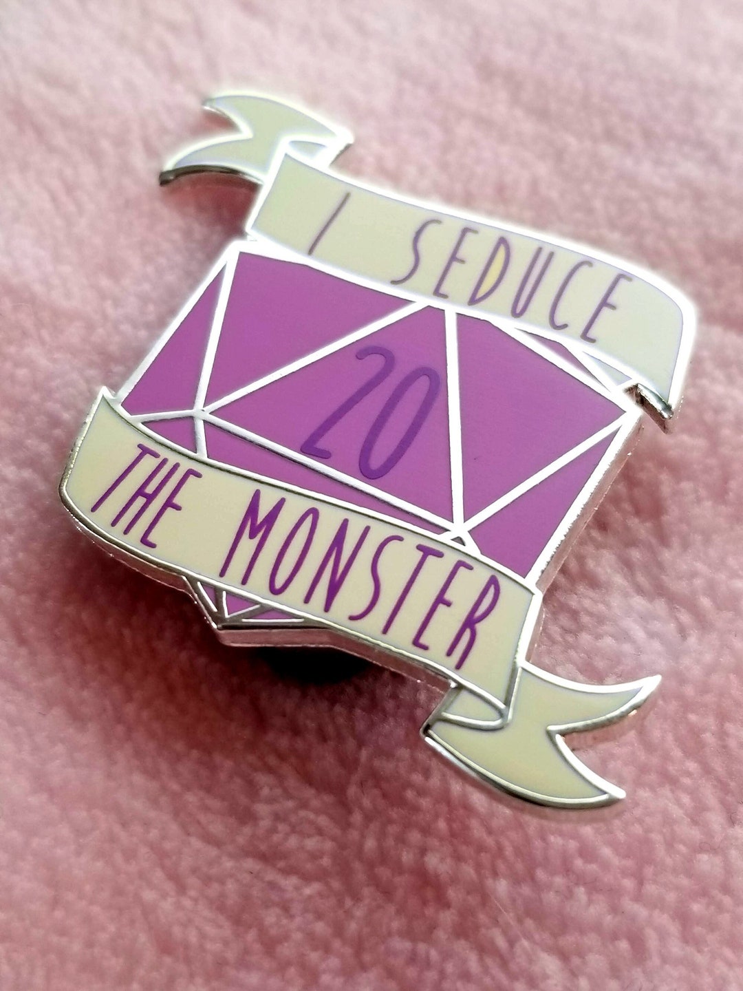 Dungeons and Dragons Hard Enamel Pin Dnd D20 Sassy Dice - I Seduce the ...