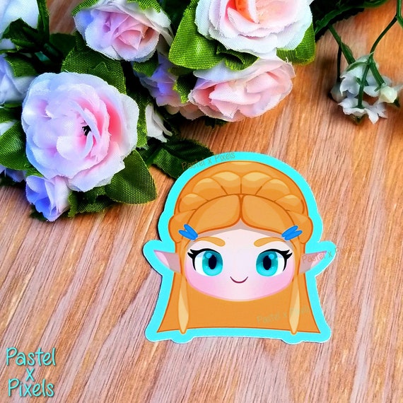 Zelda Chibi Vinyl Sticker LOZ Cute BOTW - Etsy