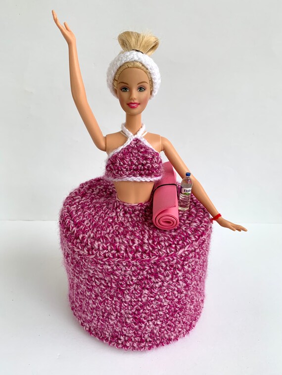 Gym Bunny Yoga Queen Toilet Roll Doll OOAK UNIQUE GIFT | Etsy
