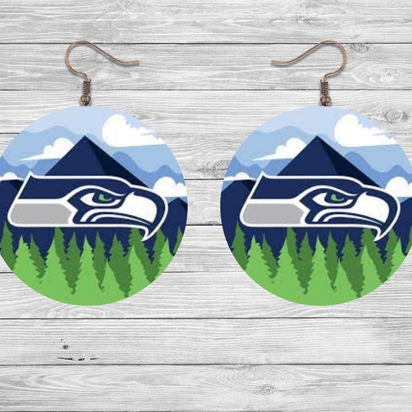 Seahawks Earrings - Etsy