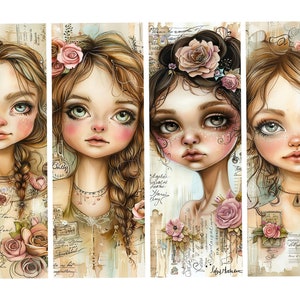 25 Cottage Chic Girls Printable Bookmarks | Vintage Chic Girls ...