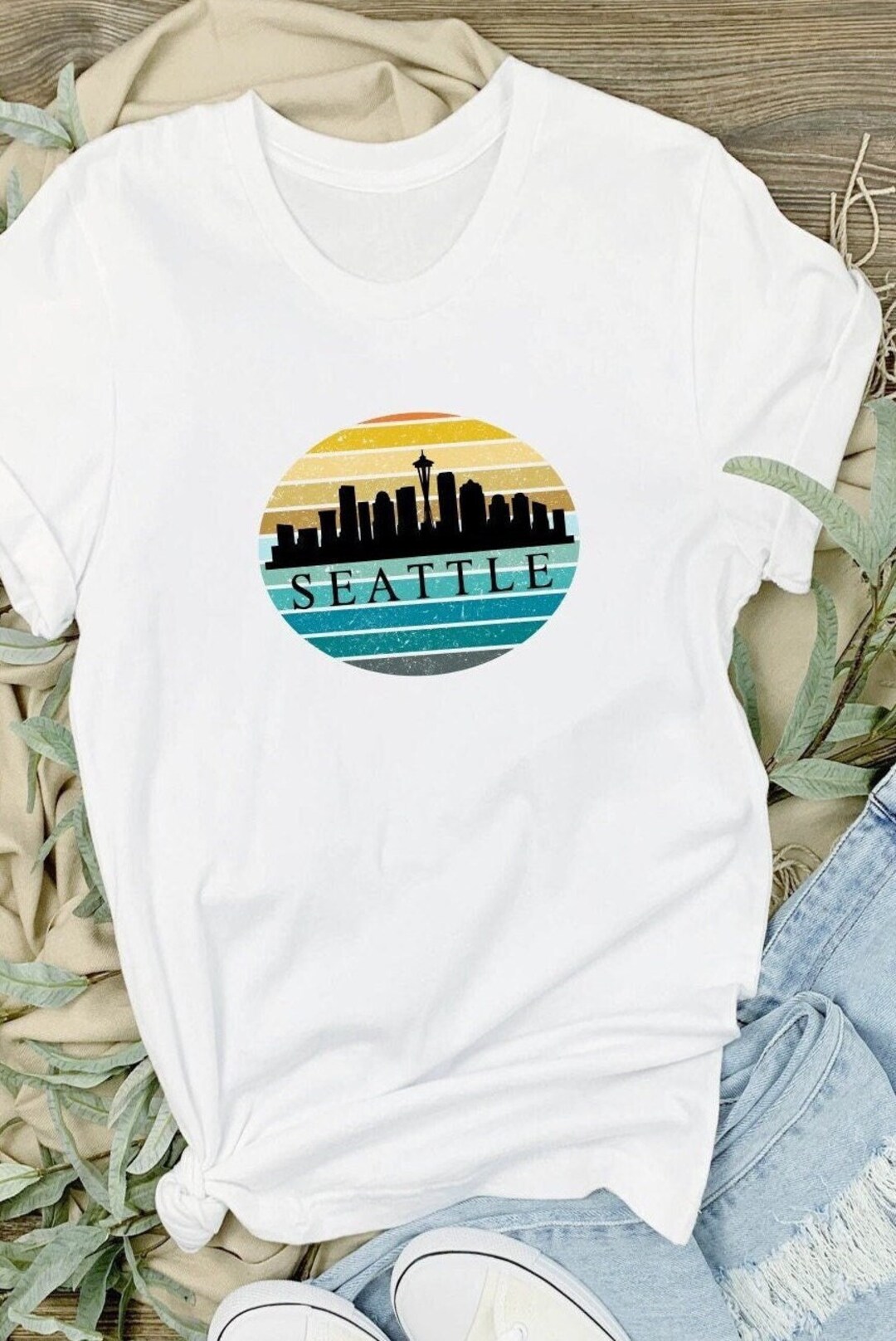 The Seattle Skyline SVG/PNG File for Cricut and Silhouette - Etsy