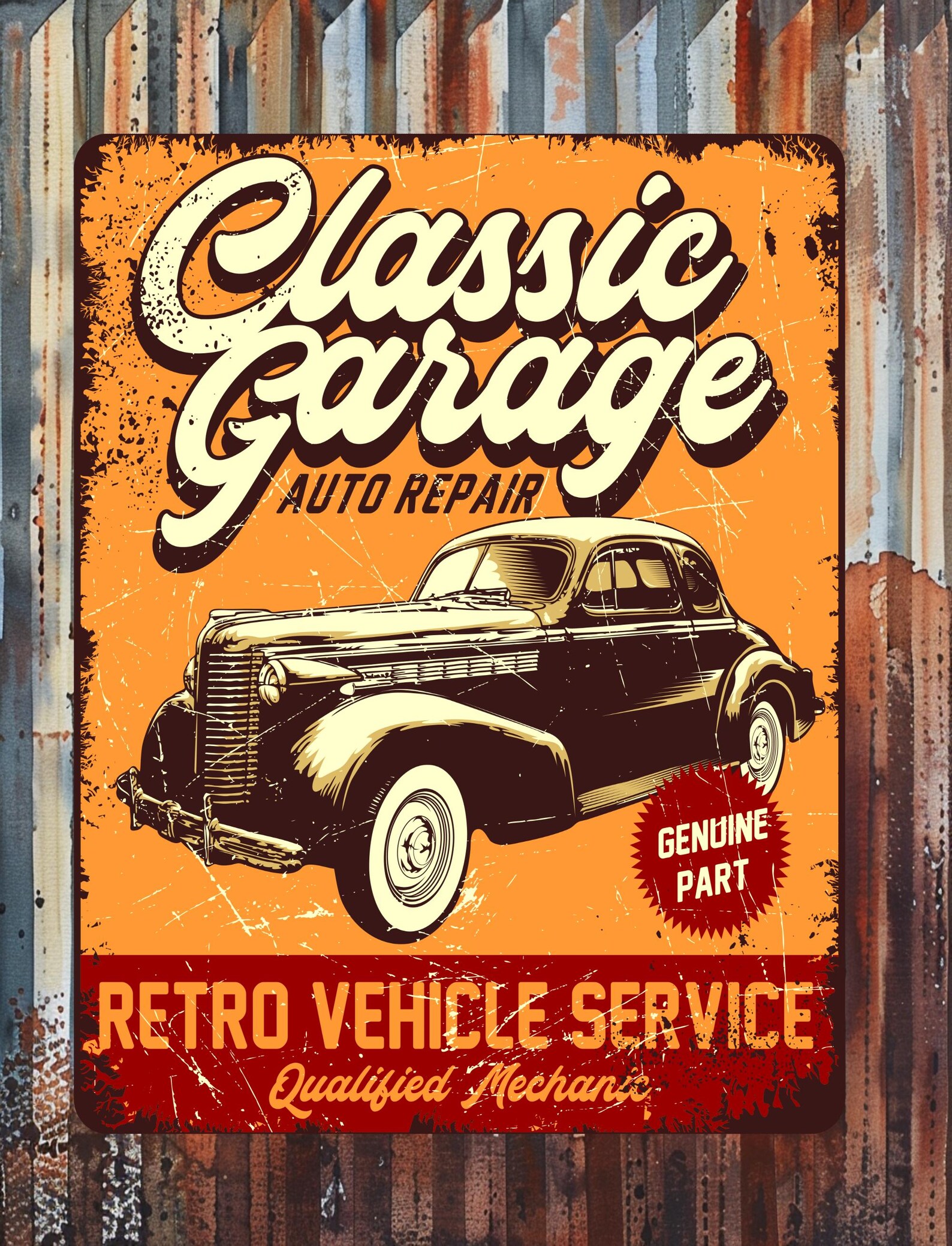 Retro Garage Metal Signs: Hot Rod Decor (set of 3) - Etsy