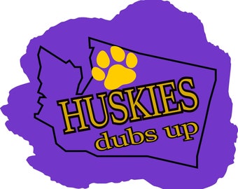 Washington Huskies Png - Etsy