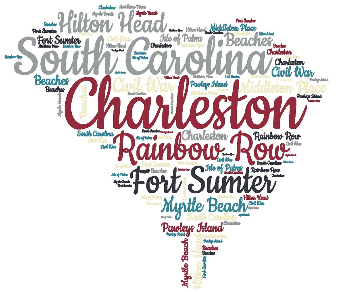 South Carolina State Outline Featuring SVG/PNG for Cricut/silhouette - Etsy