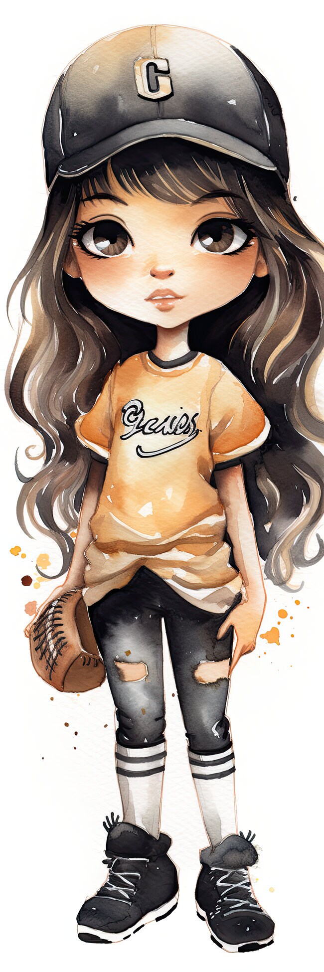 Sporty Girls Bookmarks: Sublimation Transfer, Kids Sports (ready to ...
