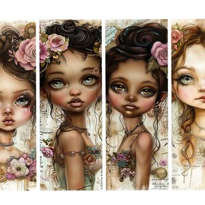 25 Cottage Chic Girls Printable Bookmarks | Vintage Chic Girls ...