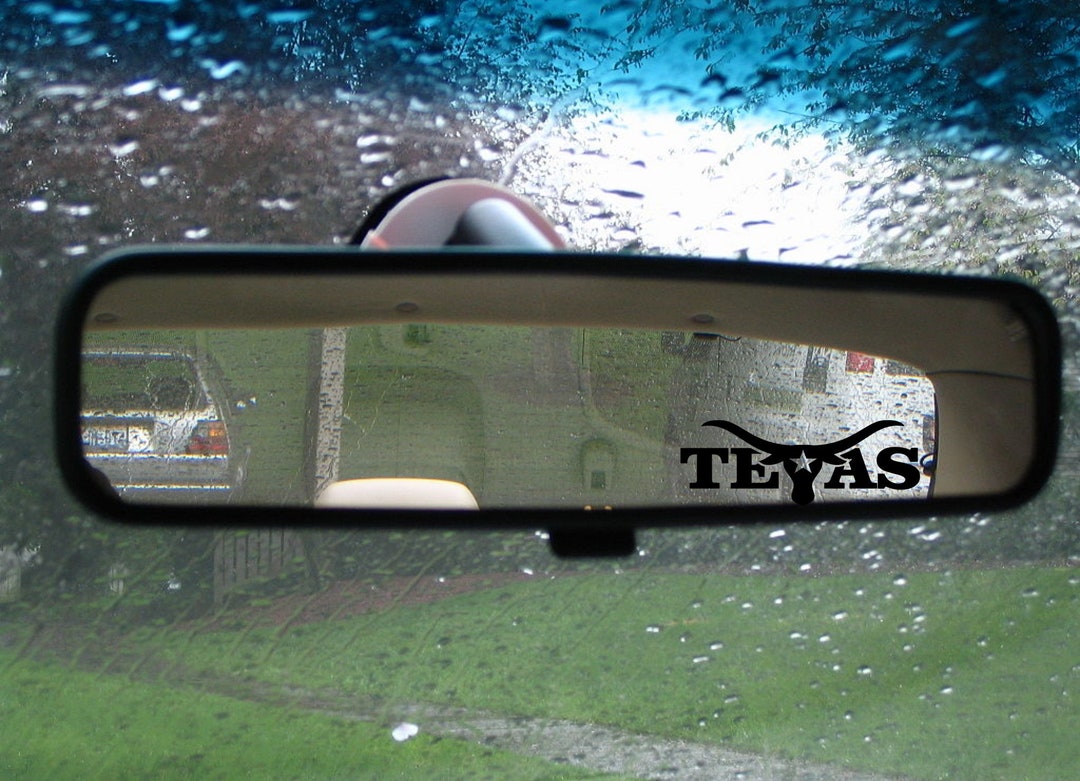 Texas Longhorn | Texas | Mirror Sticker | Car Decal | Windshield Decal ...