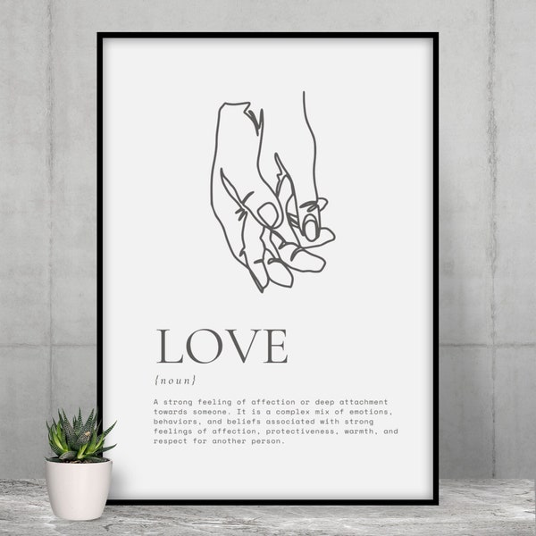 Love Definition - Etsy