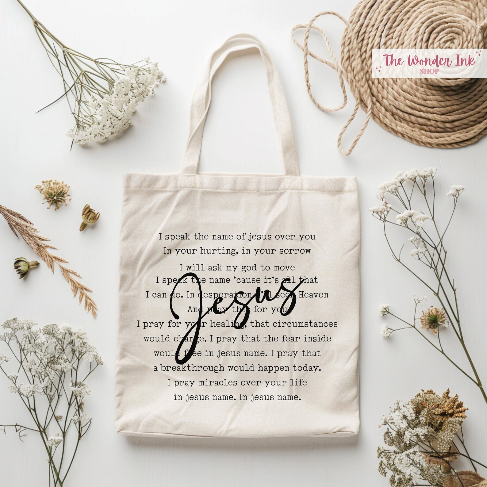 Christian Tote Bag, Church Bag, Trendy Christian Merch, Bible Tote Bag ...